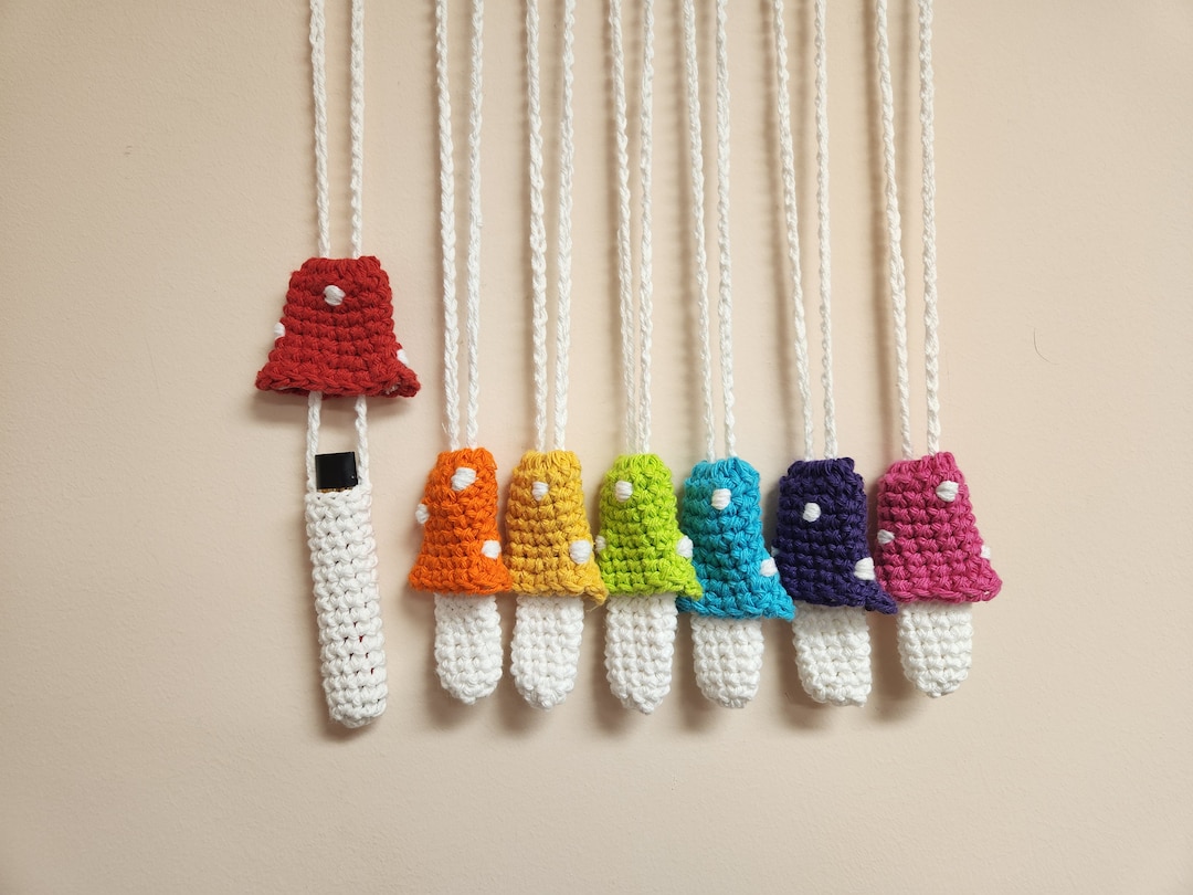 Stiiizy Red Mushy Holder and Necklace, Red Mushroom Stiiizy Lanyard ...