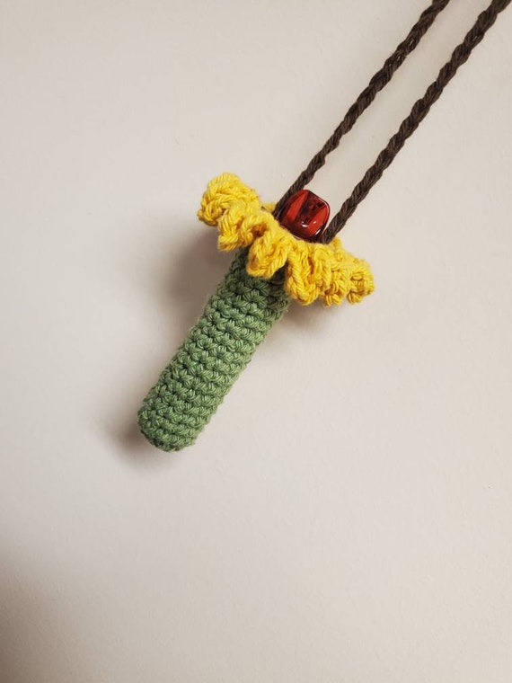 Sunflower Vape Holder Necklace Sunflower Lighter Lanyard - Etsy