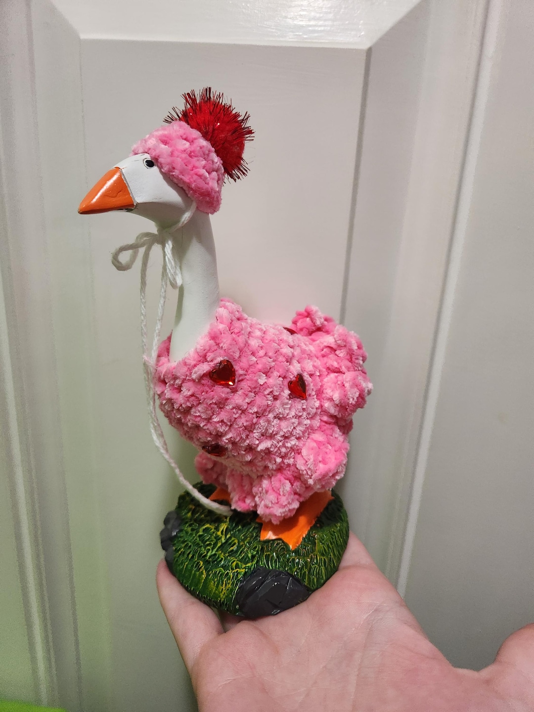 Pink Heart Valentines Outfit for a 7 Inch Desk Goose - Etsy