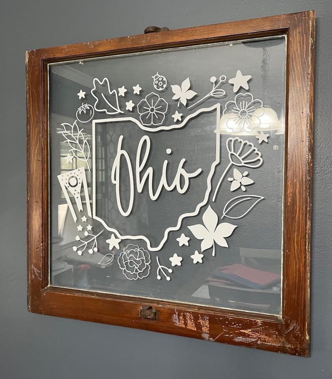 Ohio State Pride Window - Etsy