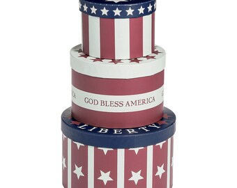 Patriotic Boxes | Etsy