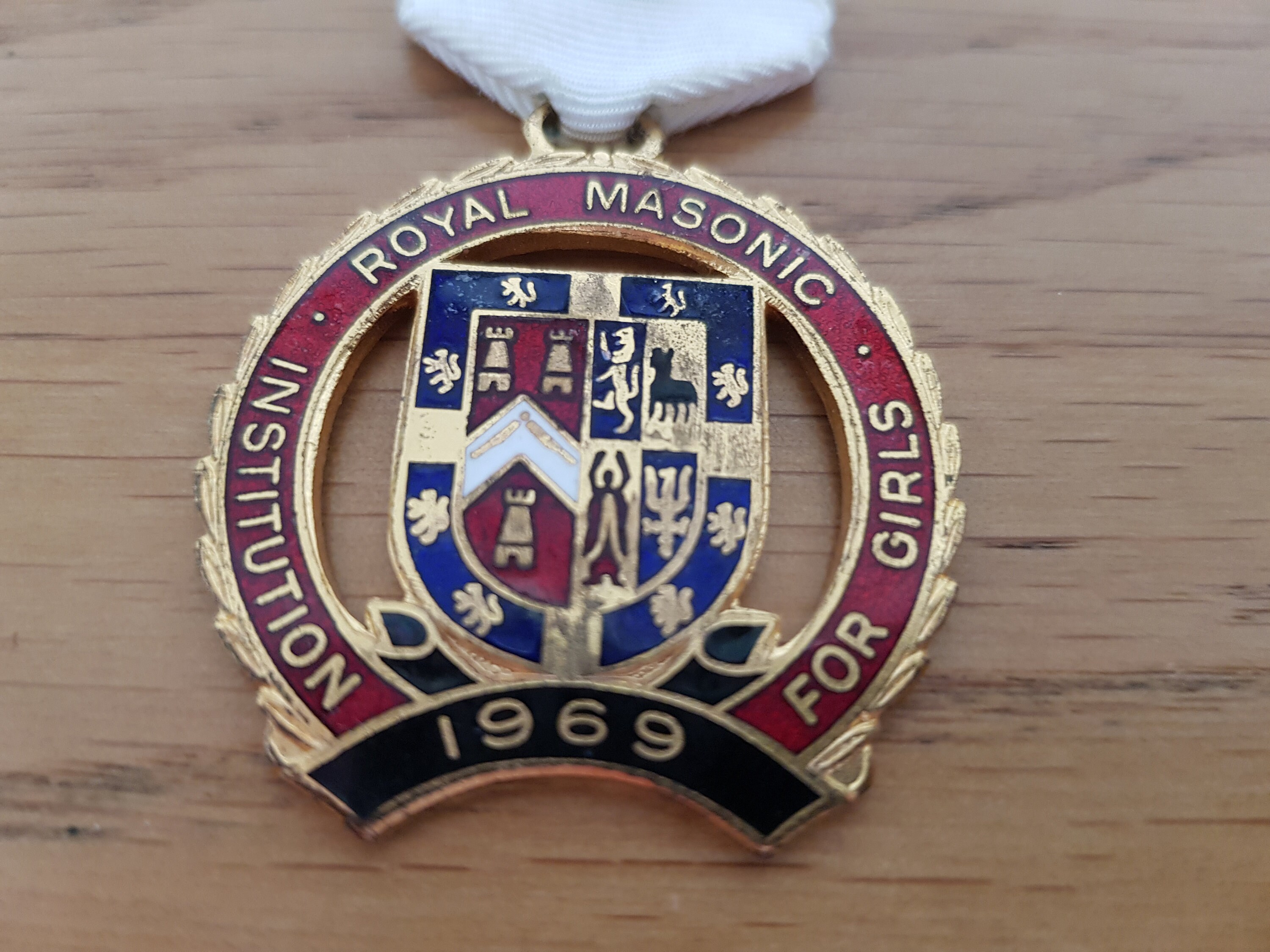 Vintage Masonic Jewel Medal with Ribbon freemason badge | Etsy