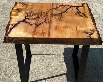 Purple Epoxy Table - Etsy