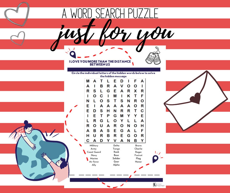 Military Word Search Puzzles Printable - Word Search Maker