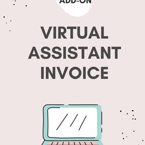Virtual Assistant Invoice Template Virtual Assistant Business - Etsy