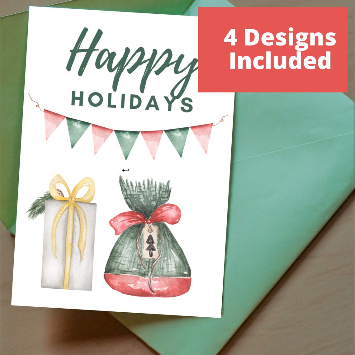 Printable Christmas Cards INSTANT DOWNLOAD Digital Holiday - Etsy