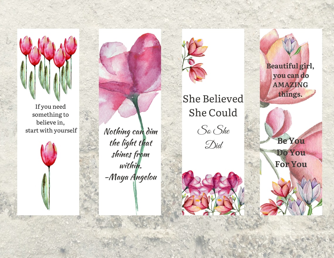Inspiring Gifts for Women, Bookmarks for Women, Quotes for Women ...