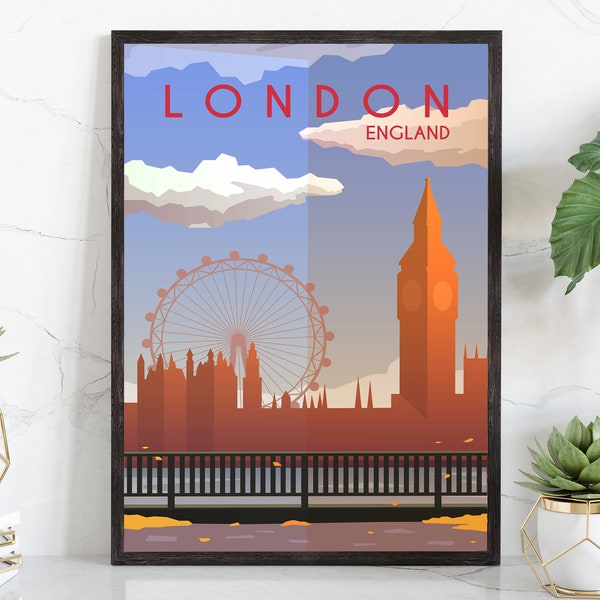 London Bridge Poster - Etsy