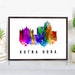 RISHIKESH INDIA Illustration Skyline Poster, Modern Skyline Cityscape ...