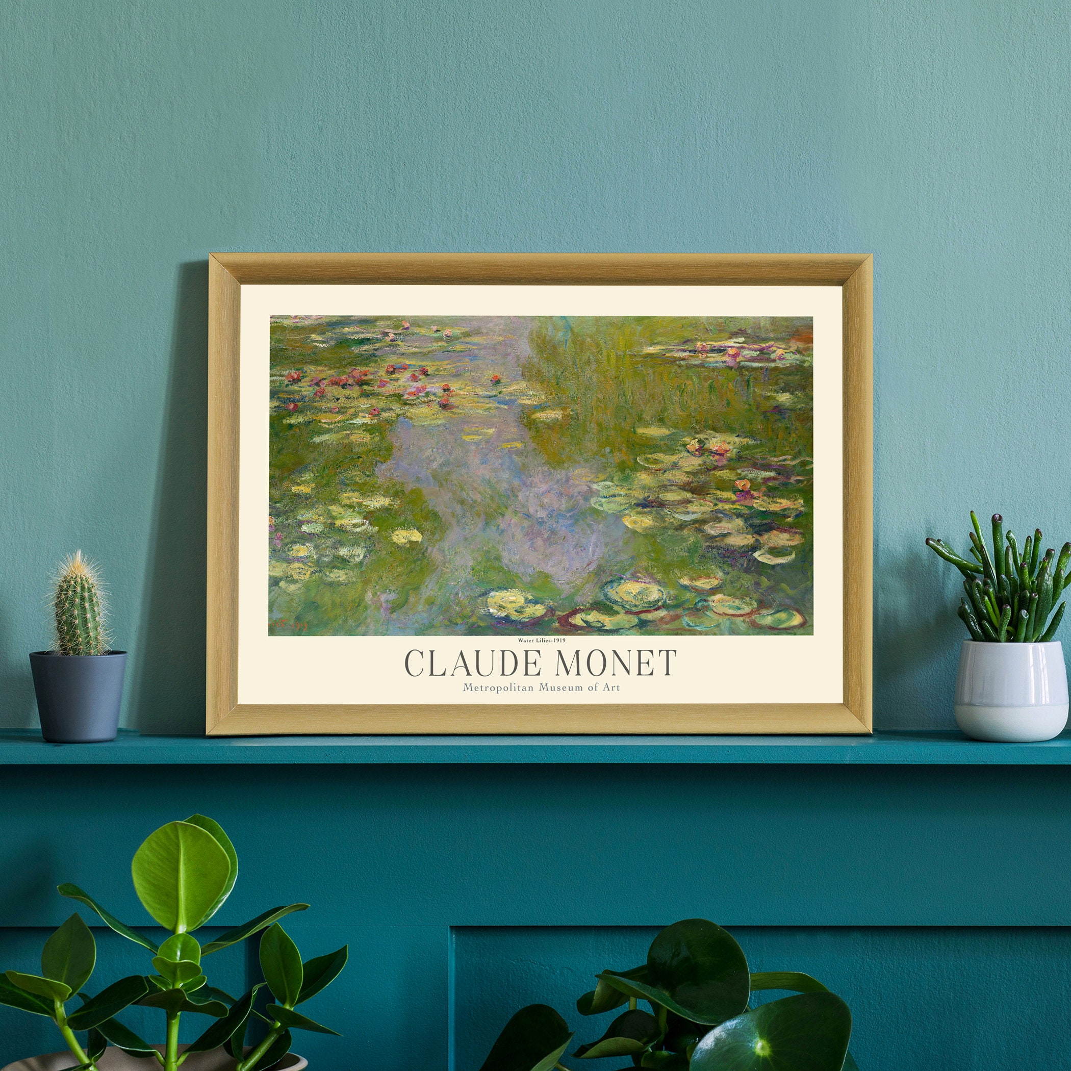 Claude Monet Painting Prints, Museum Gallery Exhibition Poster, Claude ...