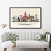 RISHIKESH INDIA Illustration Skyline Poster, Modern Skyline Cityscape ...
