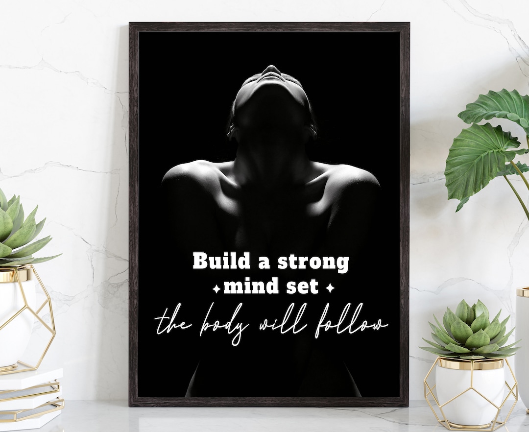 Gym Wall Art, Gym Poster, Gym Quote, Gym Décor, Home Gym, Home Gym ...