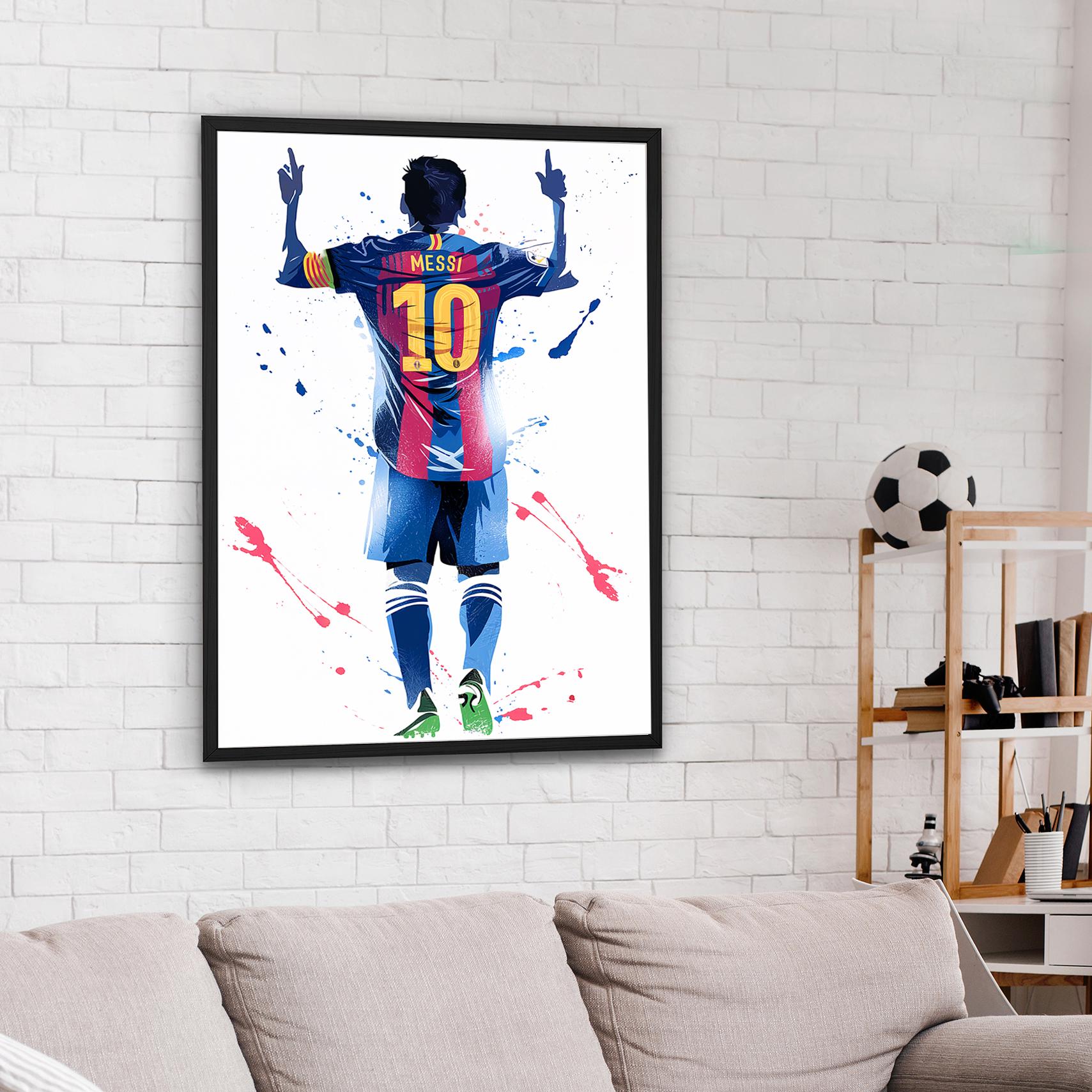 Messi Posters, Famous Soccer Players, Lionel Messi, Home Wall Art ...