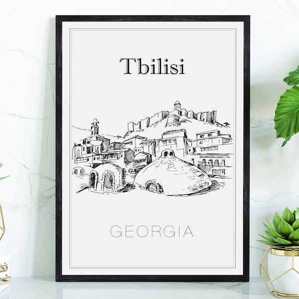 Tbilisi Poster Vintage - Etsy