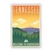 Retro Style Travel Poster, Tennessee Vintage Rustic Poster Print, Home ...