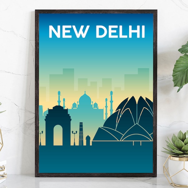 Delhi Poster - Etsy