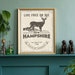New Hampshire State Symbol Poster, New Hampshire State Poster Print ...