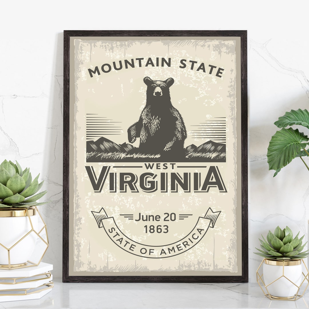 West Virginia State Symbol Poster, Poster Print, West Virginia State ...