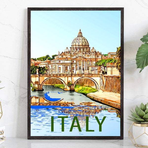 Italy Travel Poster - Etsy