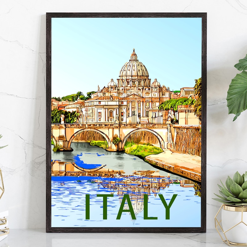Italy Travel Poster - Etsy