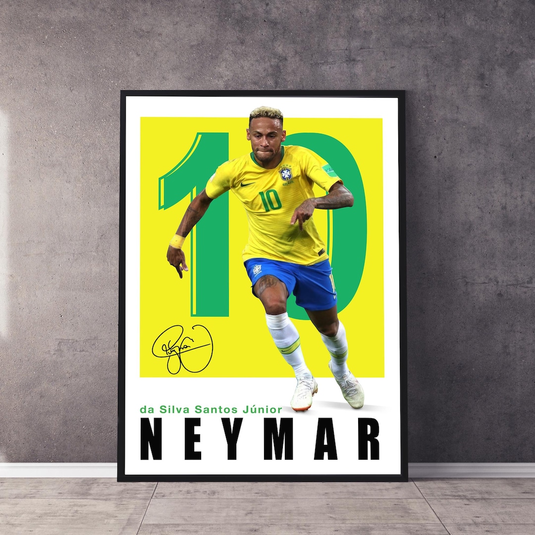 Neymar Posters, Famous Soccer Players, Neymar, Brazilian Soccer Players ...