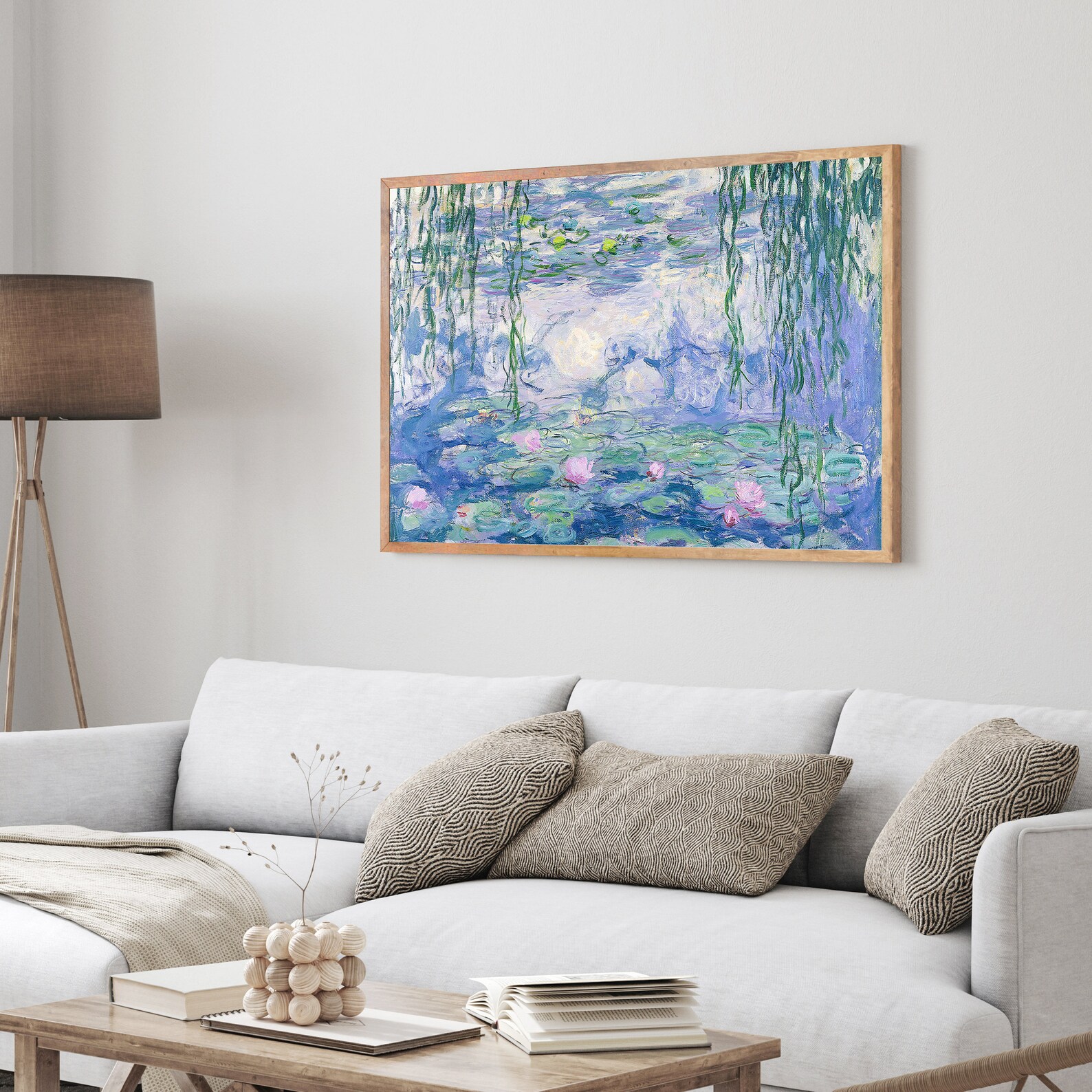 Claude Monet Painting Prints, Museum Gallery Exhibition Poster, Claude ...