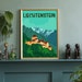 LIECHTENSTEIN TRAVEL POSTER Liechtenstein Cityscape Landmark - Etsy
