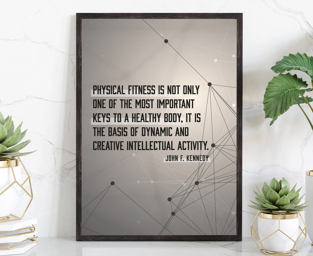 Workout Quote Poster Print, Gym Quote, Fitness Decoration, Home Workout ...