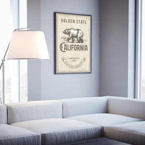 California State Symbol Poster, California State Poster Print ...