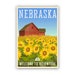 Retro Style Travel Poster,nebraska Vintage Rustic Poster Print, Home ...