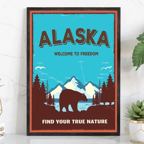 Retro Style Travel Poster Texas Vintage Rustic Poster Print - Etsy