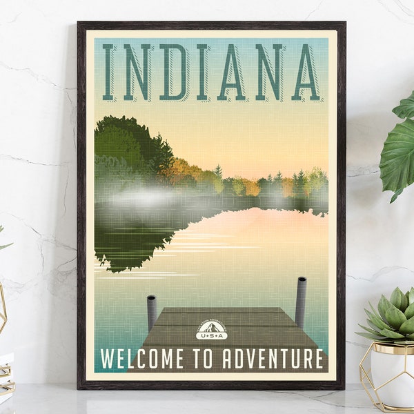 Indiana Wall Art - Etsy