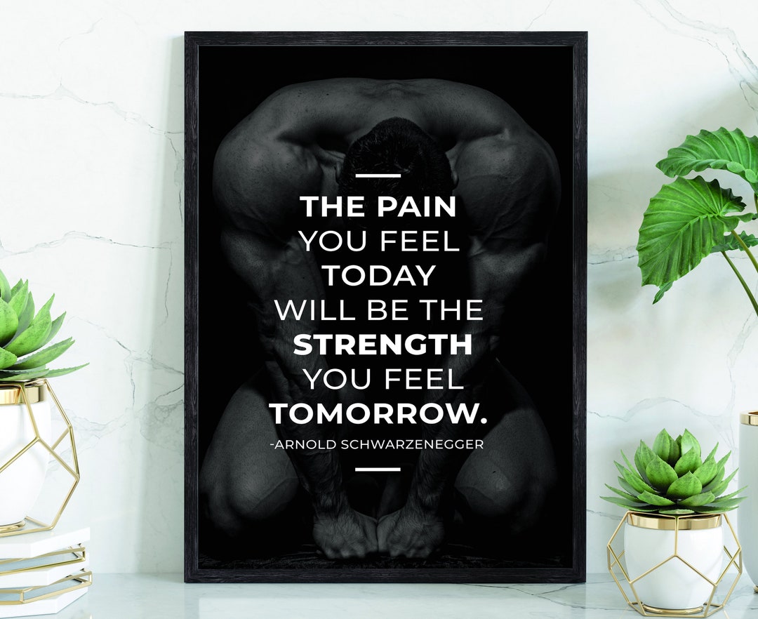 Office Wall Art, Workout Quote Posters, Home Wall Decoration, Quotes ...