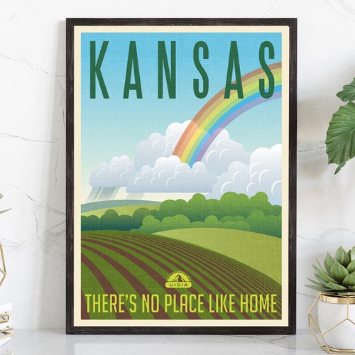 Kansas City Art Travel Poster America Print Home Decor - Etsy
