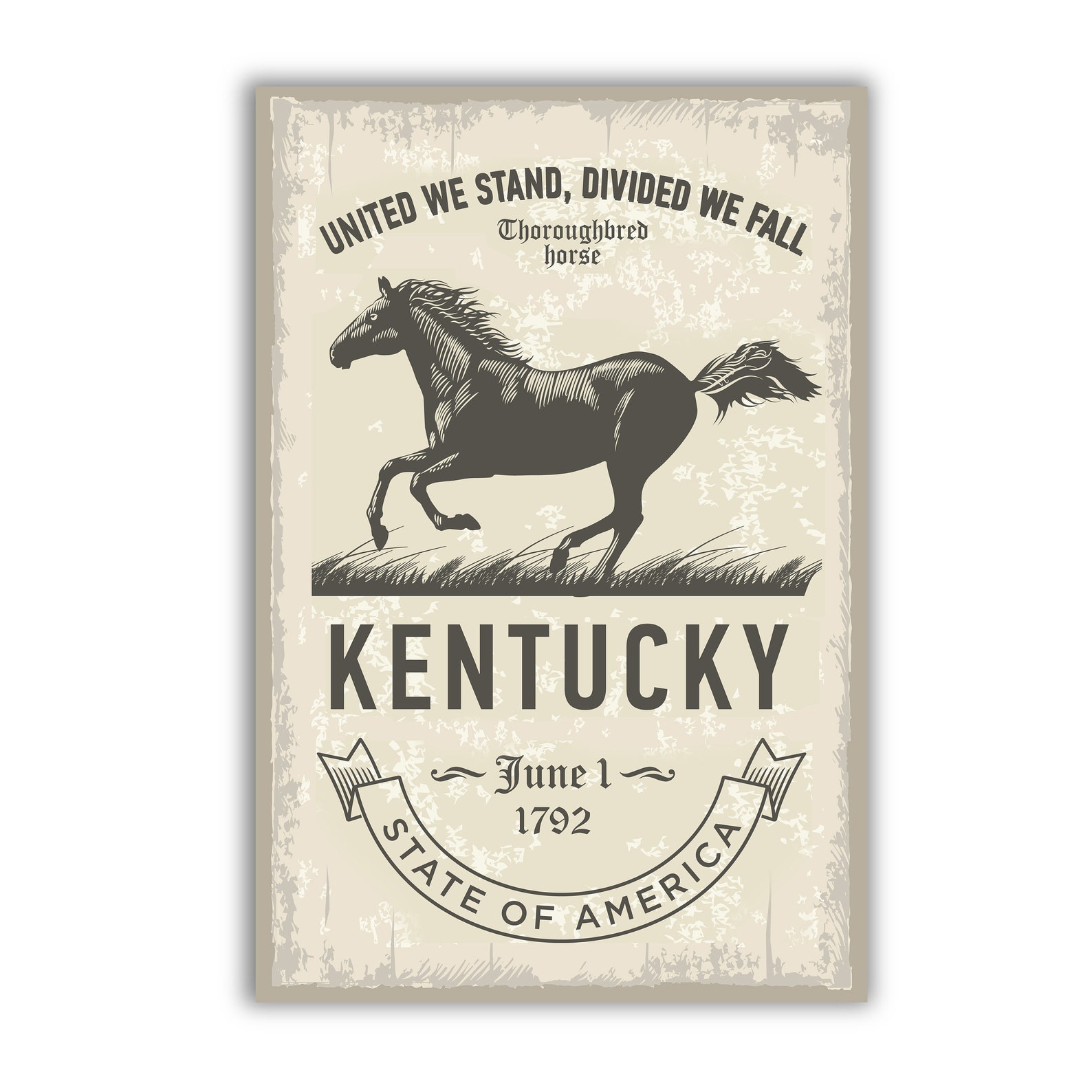 Kentucky State Symbol Poster Kentucky State Poster Print - Etsy