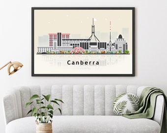 Canberra Wall Poster - Etsy