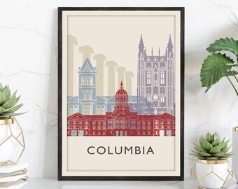 Columbia Mo Poster - Etsy