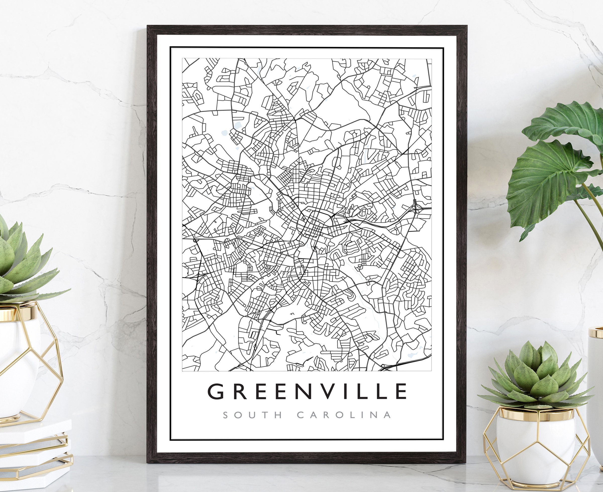 Greenville S Carolina Map