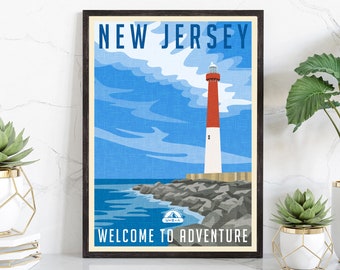 New Jersey Poster - Etsy