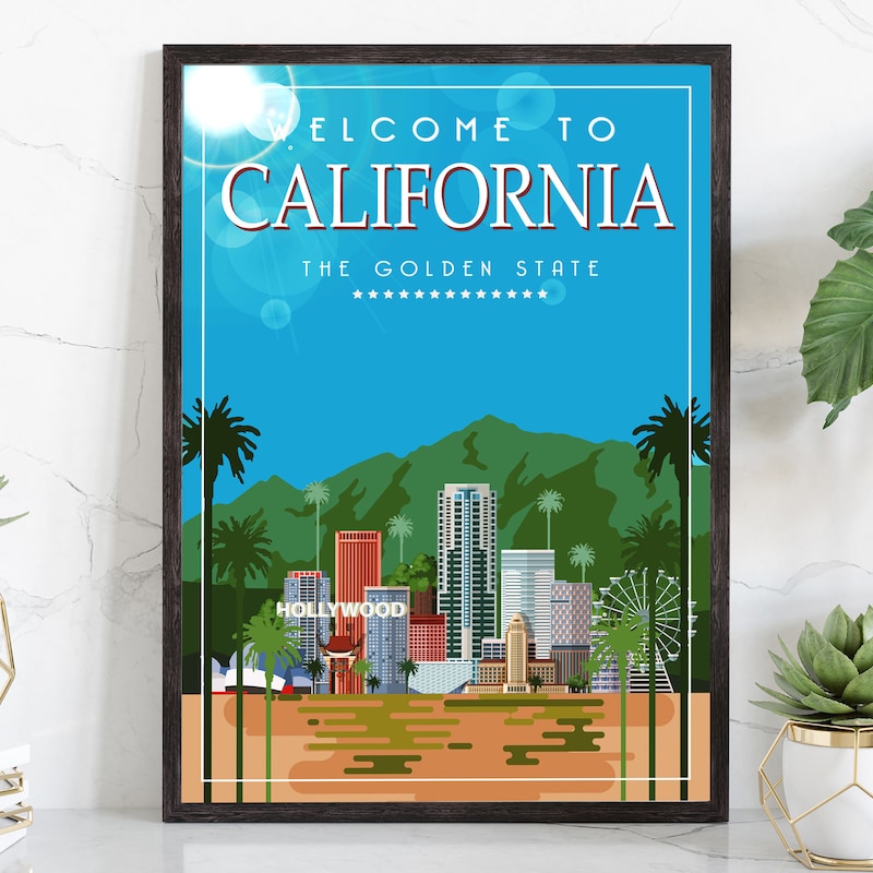 Wall Art California - Etsy