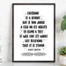 Everybody is a Genius, Albert Einstein Quote Poster Print, Dorm Room ...