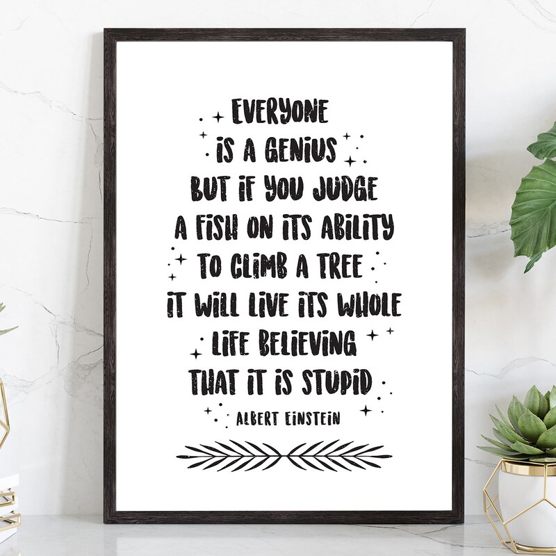 Einstein Quote - Etsy