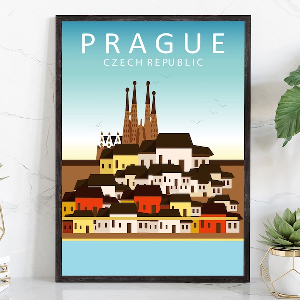 Prague Poster - Etsy