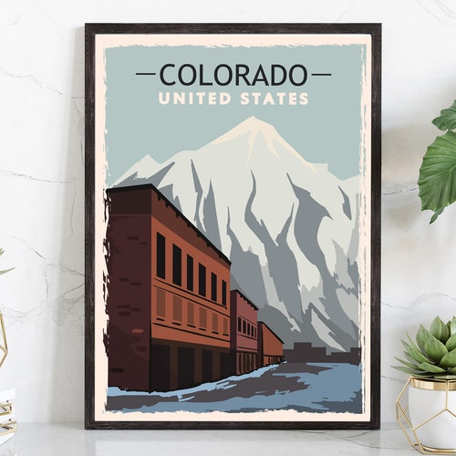 Retro Style Travel Poster Texas Vintage Rustic Poster Print - Etsy