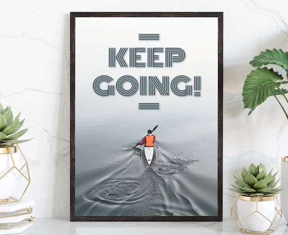 Keep Going Gym Poster Gym Quote Gym Décor Home Gym Home | Etsy