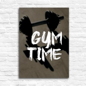GYM TIME, Gym Posters, Gym Quotes, Poster Prints, Fitness Quotes ...