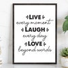 Think Positively Network Well, Poster Print, Home Wall Decor, Quote ...