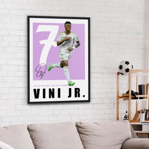 Vini Jr Posters, Famous Soccer Players, Vinicius Junior, Brazilian ...