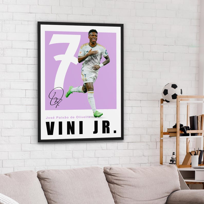 Vini Jr Posters, Famous Soccer Players, Vinicius Junior, Brazilian ...