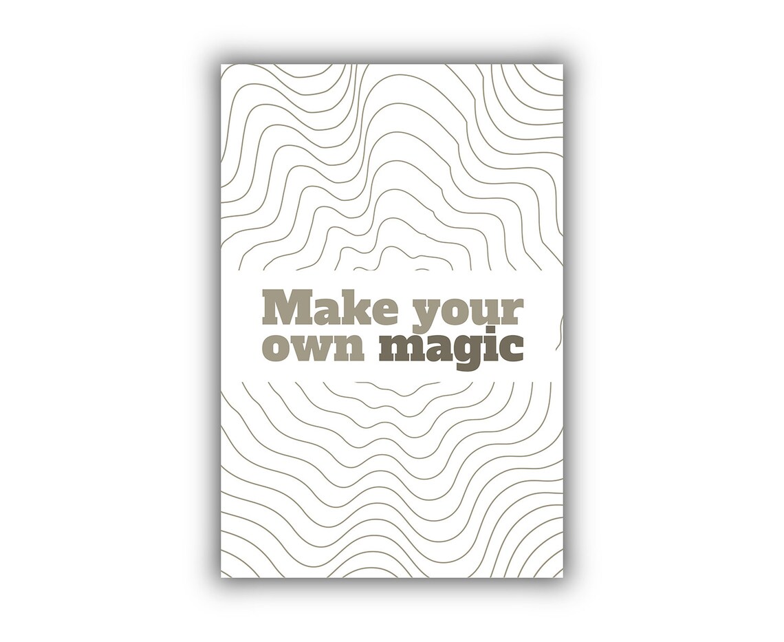 Make Your Own Magic Poster Prints Modern Poster Print Wall - Etsy